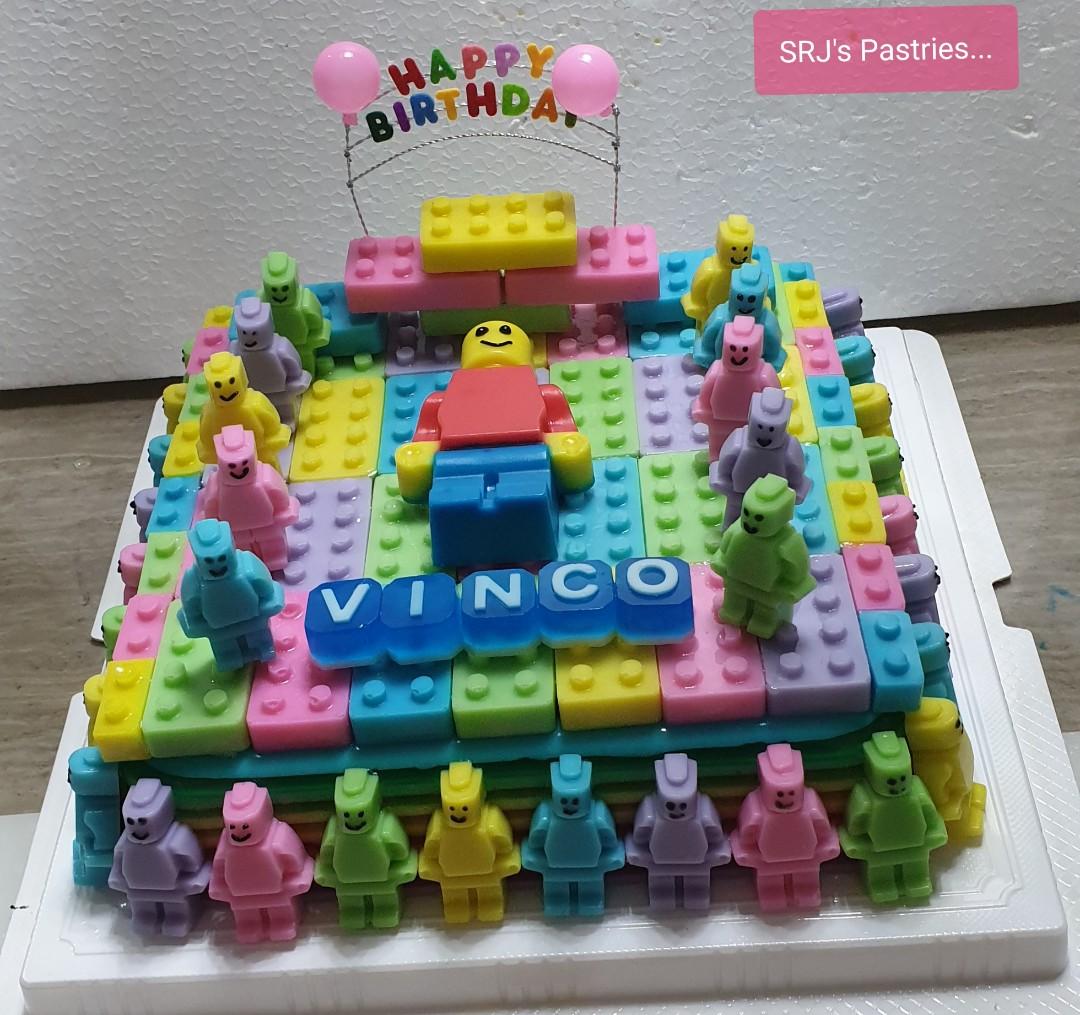 "8" Lego Agar Agar Cake, Food & Drinks, Baked Goods on Carousell