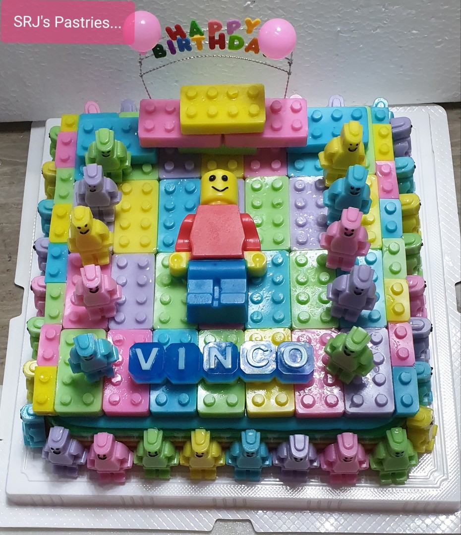 "8" Lego Agar Agar Cake, Food & Drinks, Baked Goods on Carousell