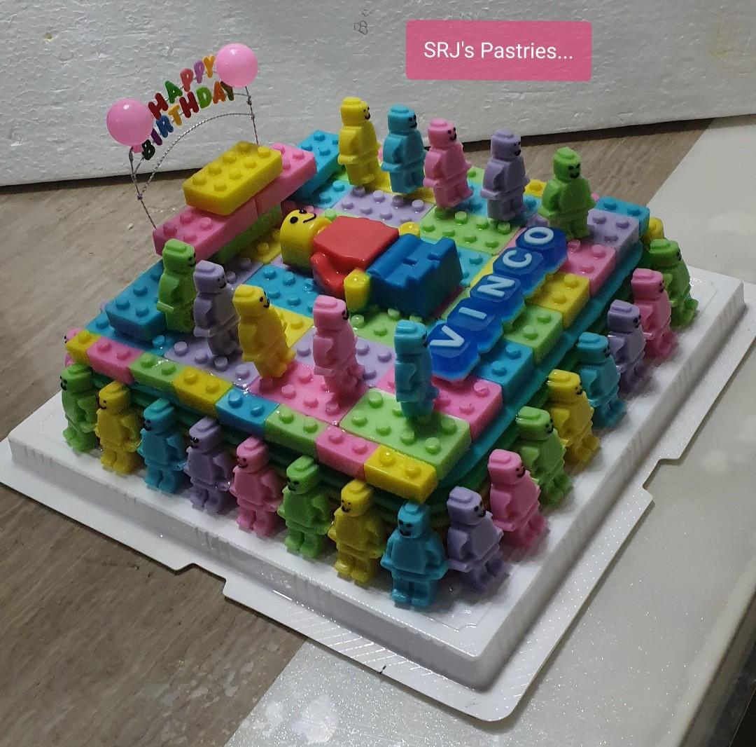 "8" Lego Agar Agar Cake, Food & Drinks, Baked Goods on Carousell