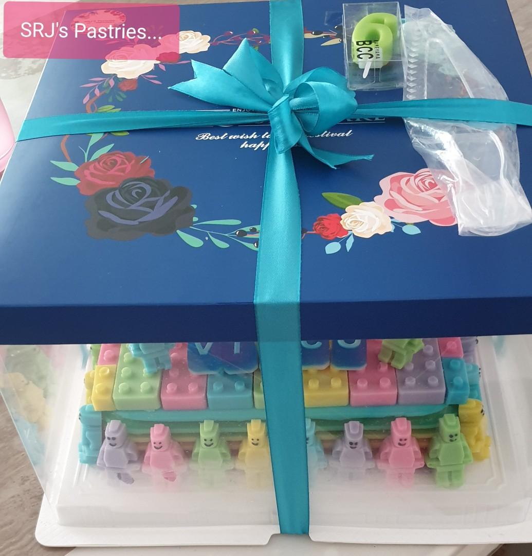 "8" Lego Agar Agar Cake, Food & Drinks, Baked Goods on Carousell