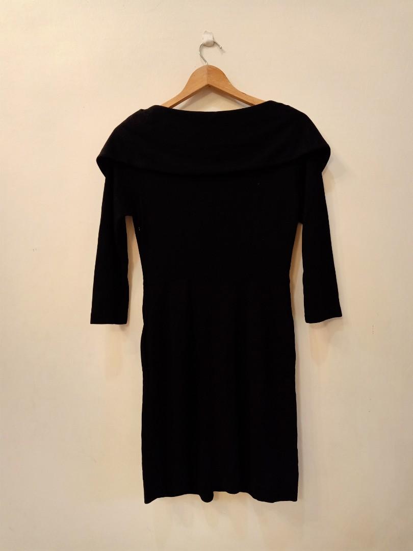 D005 BCBGMAXAZRIA black ladies mini dress, Women's Fashion, Dresses & Sets, Dresses on Carousell