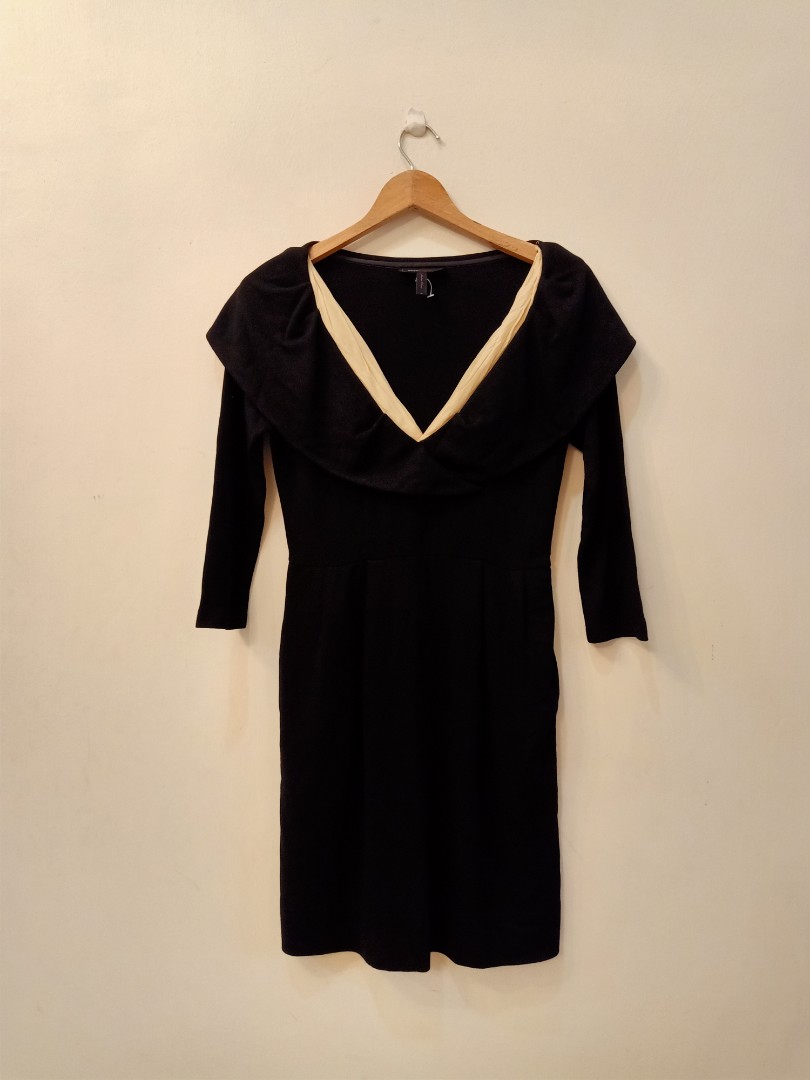 D005 BCBGMAXAZRIA black ladies mini dress, Women's Fashion, Dresses & Sets, Dresses on Carousell