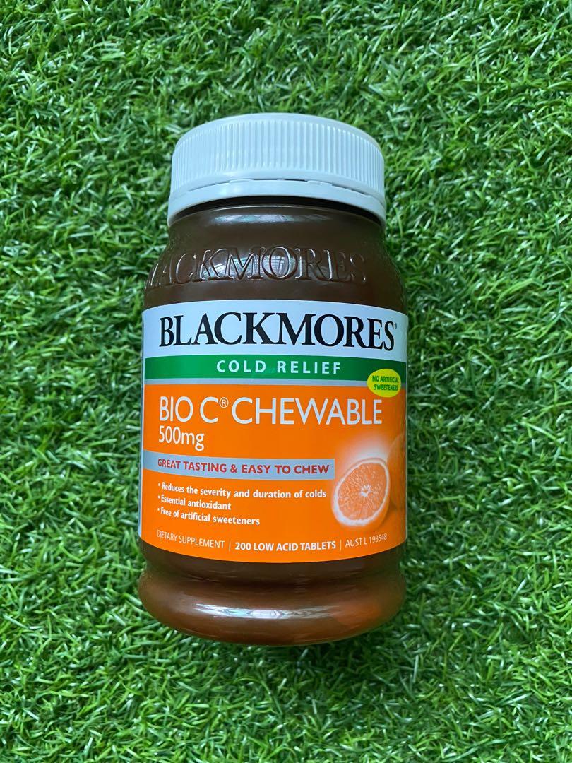 Blackmores Vitamin C chewable 200 tablets , Health & Nutrition, Health ...