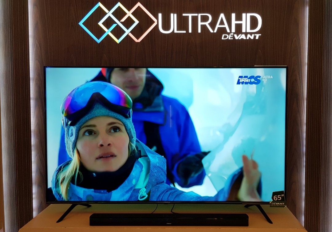 (Free Soundbar) DEVANT 4K 55UHD203 55" / 58UHD203 58" UHD, LED Smart TV ...