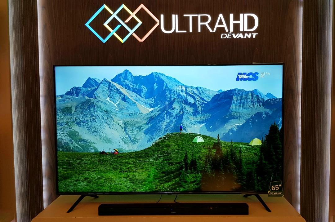 (Free Soundbar) DEVANT 4K 55UHD203 55" / 58UHD203 58" UHD, LED Smart TV ...