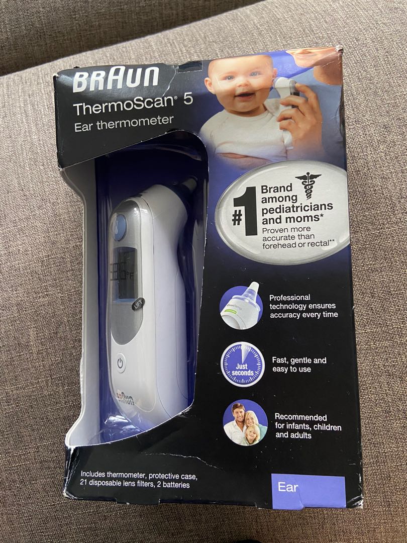 Braun Thermoscan 5, Health & Nutrition, Health Supplements, Health Food ...