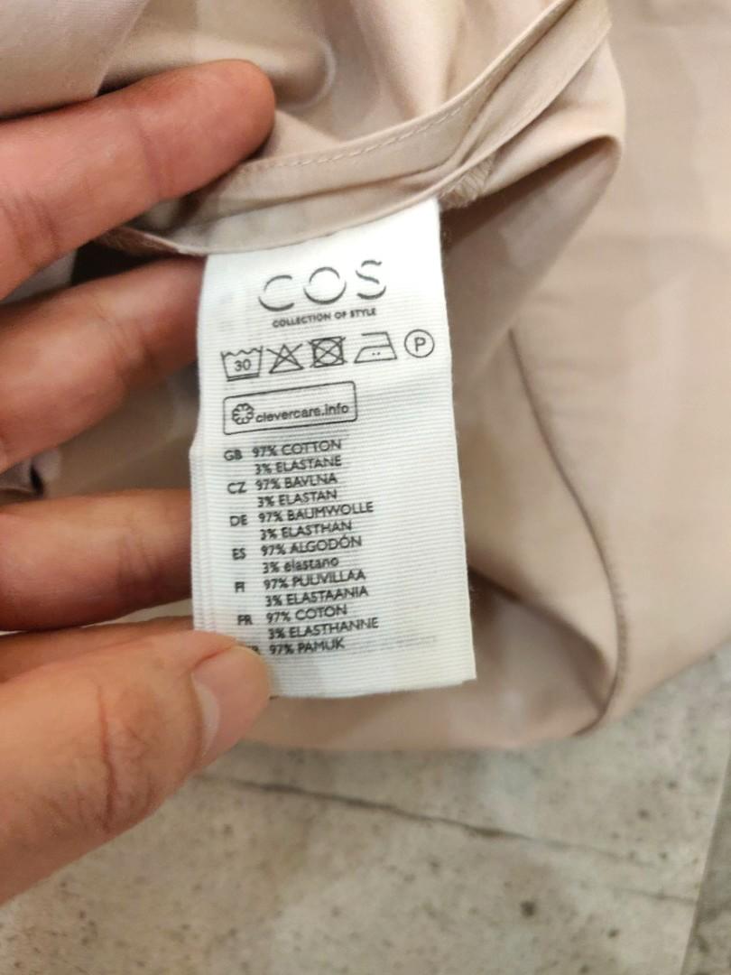 COS Light Pink Top 3/4 sleeve, Women's Fashion, Tops, Longsleeves on ...