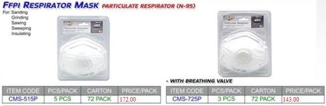 Creston FFPI Respirator Mask, Commercial & Industrial, Construction ...