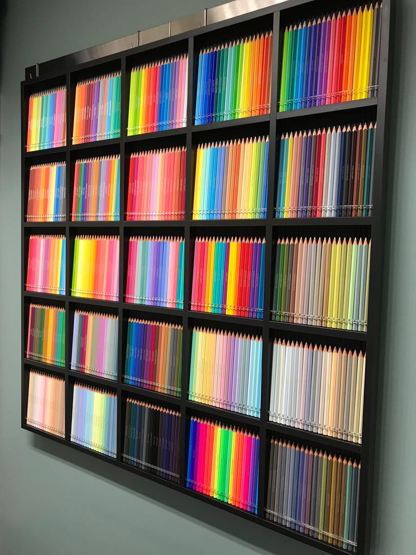 FELISSIMO Colored Pencils Exclusive case rack Stationery 500 stored ...