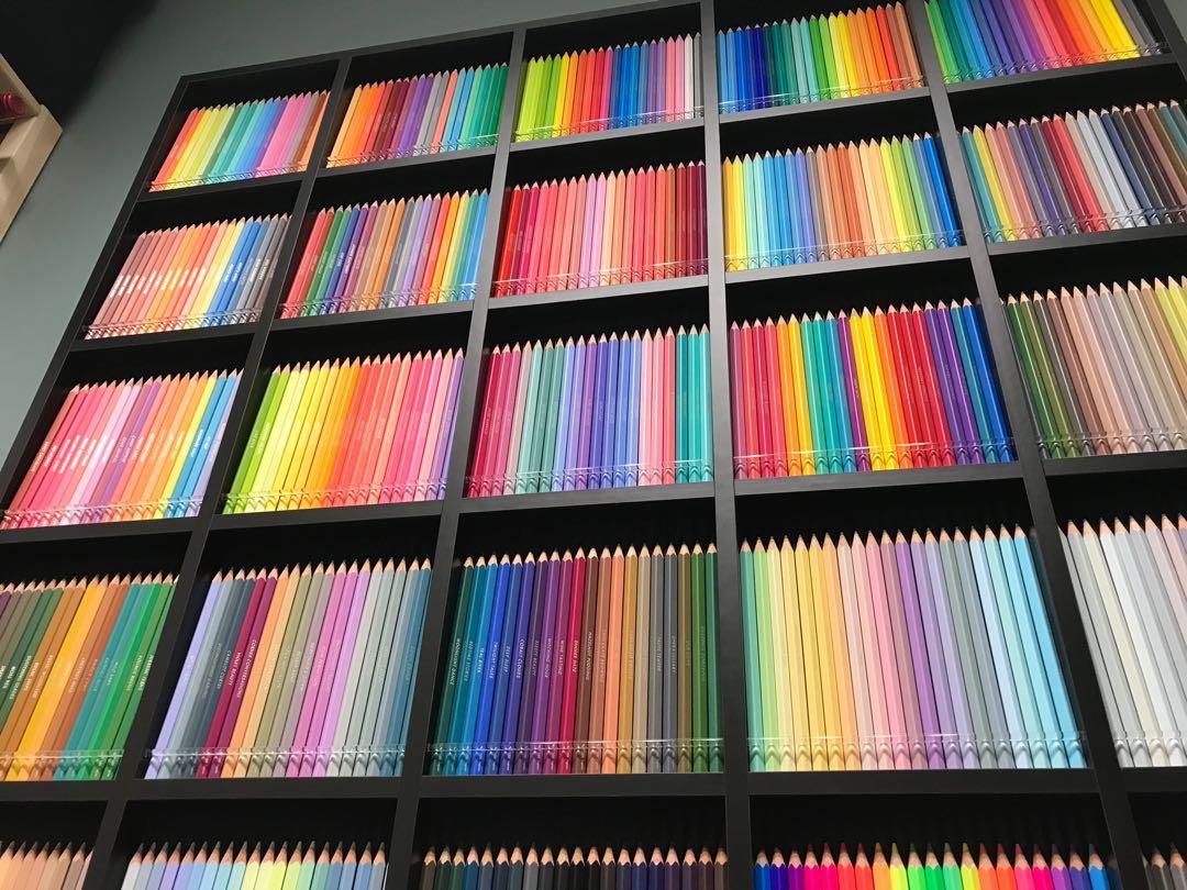 FELISSIMO Colored Pencils Exclusive case rack Stationery 500 stored ...