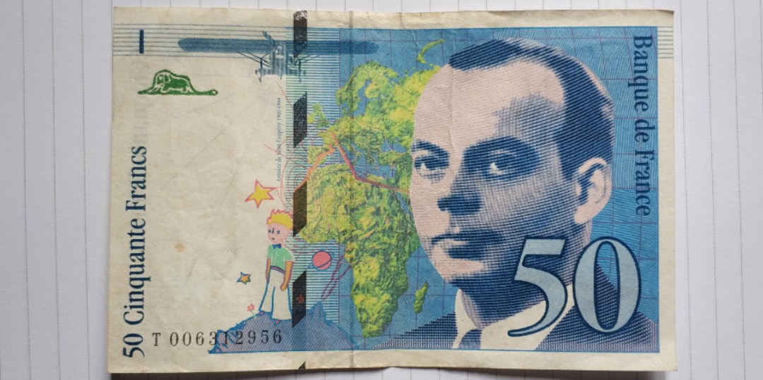 RARE! France French 50 Francs bank note (1993), Hobbies & Toys ...