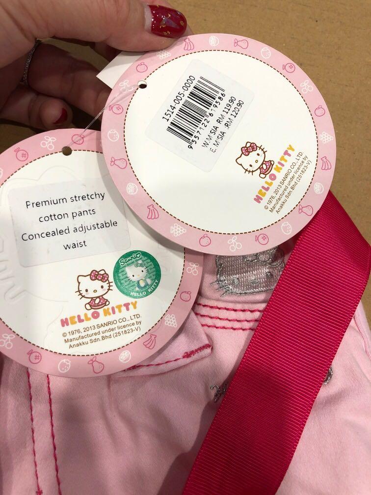 Hello Kitty Original Sanrio Premium Stretchy Cotton Pants new with ...