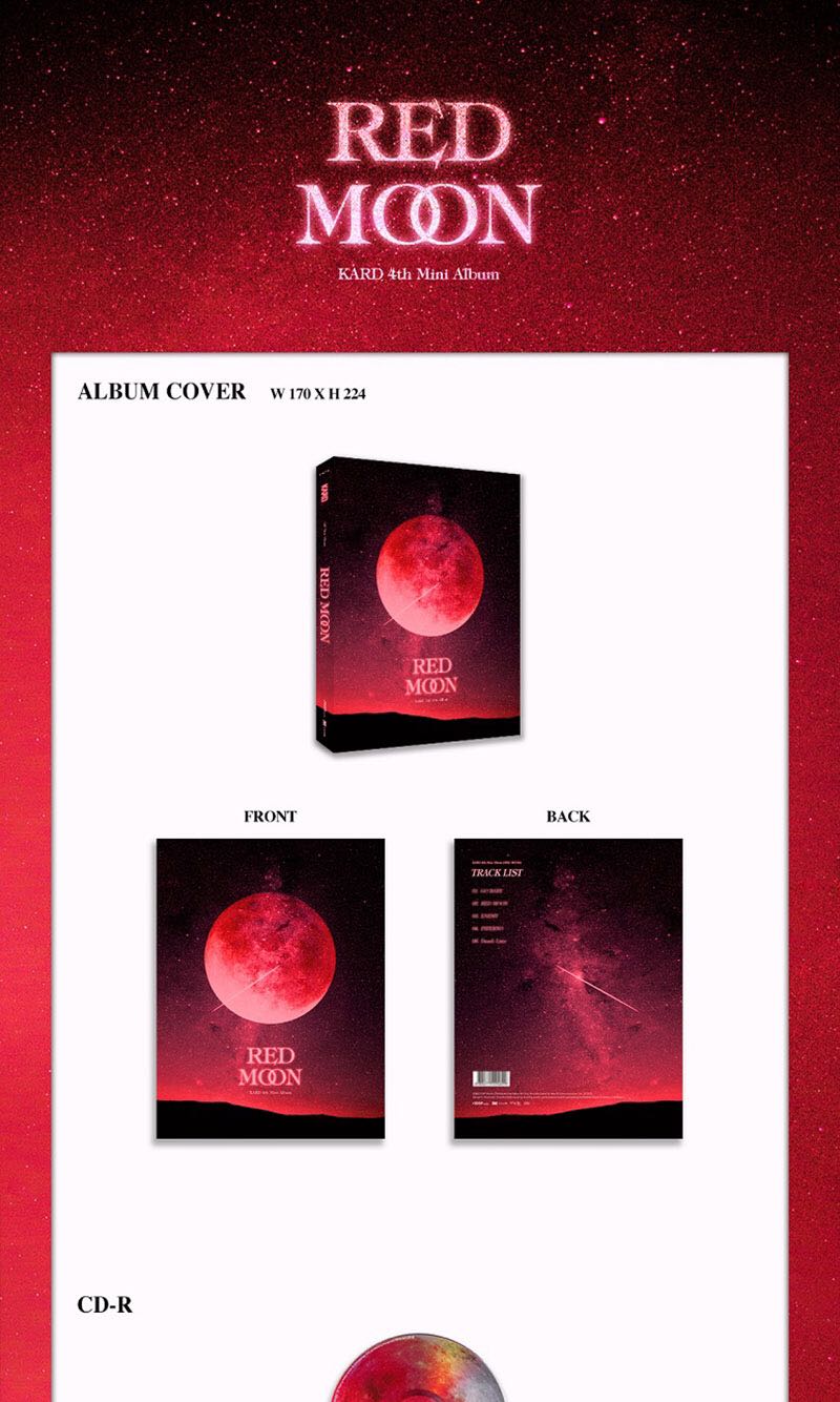 KARD - Red Moon, Hobbies & Toys, Collectibles & Memorabilia, Fan ...