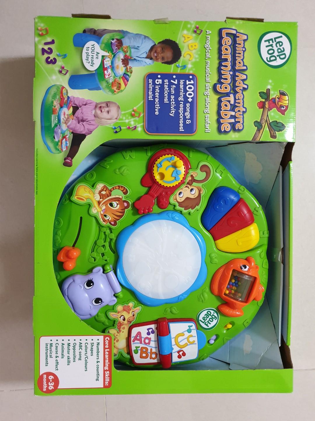 Leapfrog animal adventure learning table, Hobbies & Toys, Toys & Games ...