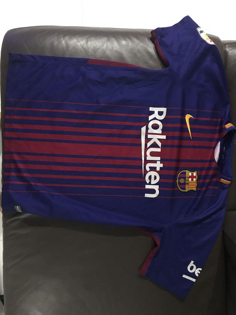 Lionel Messi Rakuten Barcelona Dry Fit Jersey, Sports, Sports Apparel ...