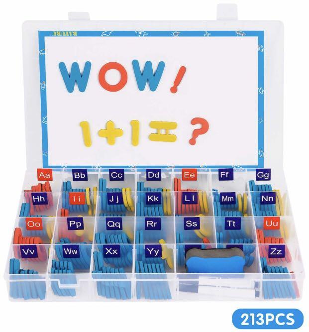 Magnet Letters and Numbers Kit for Classroom, Magnetic Alphabet Letters ...