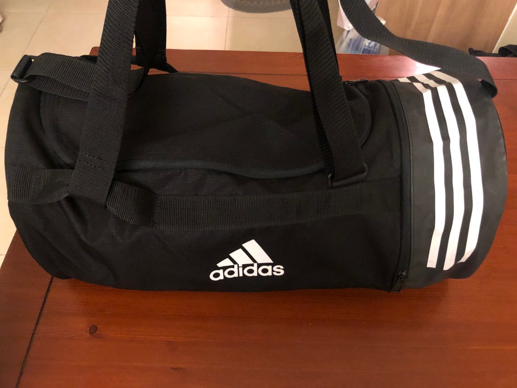 Medium Adidas Convertible 3-Stripe Duffel Bag, Men's Fashion, Bags ...