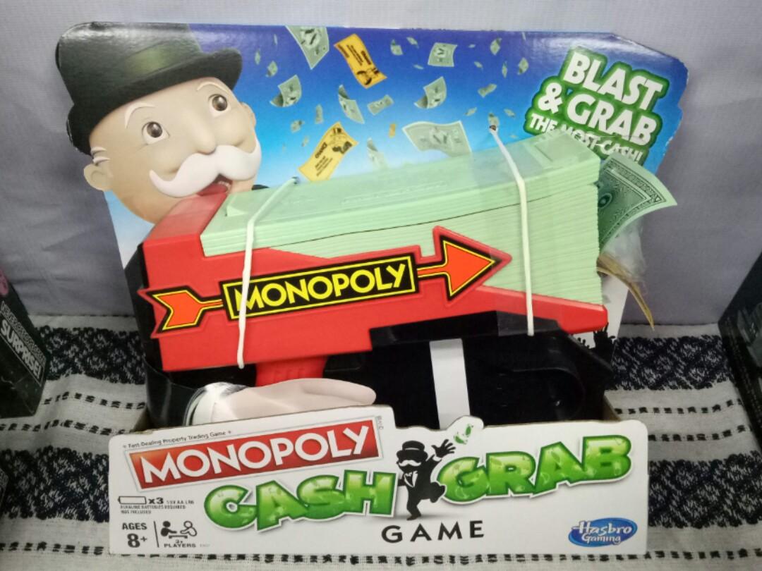 Monopoly Cash Grab Game., Hobbies & Toys, Toys & Games on Carousell