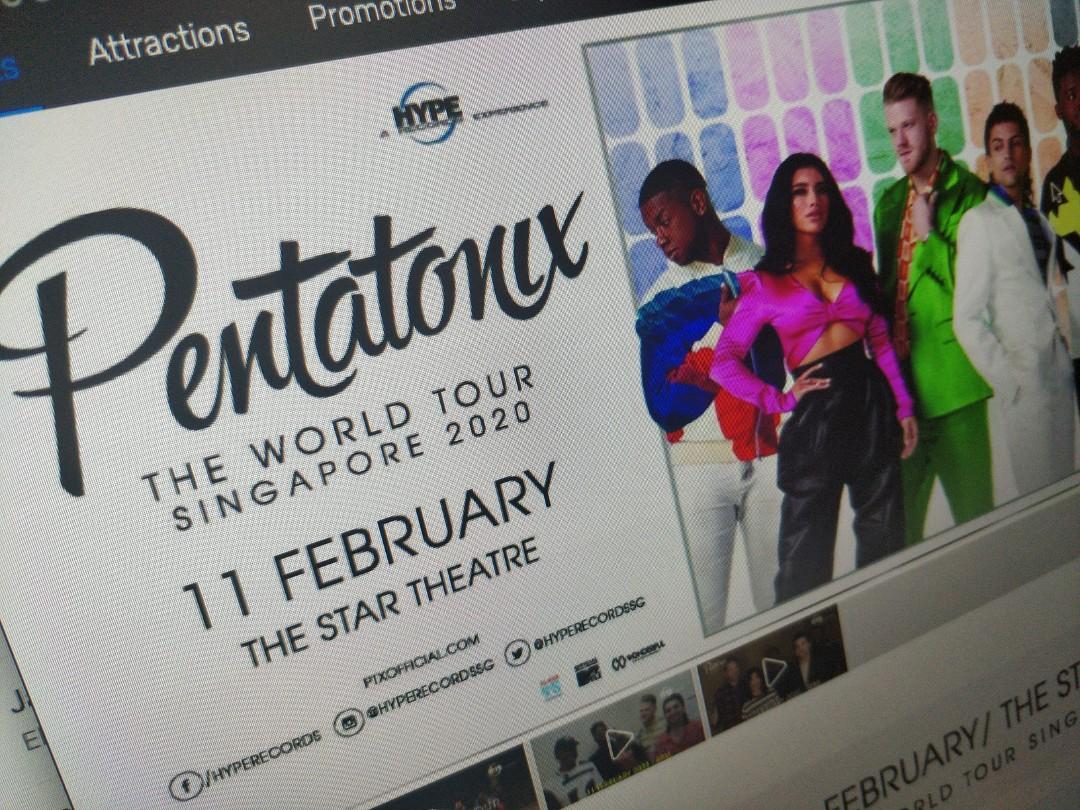 Pentatonix Concert Tonight!, Tickets & Vouchers, Event Tickets on Carousell