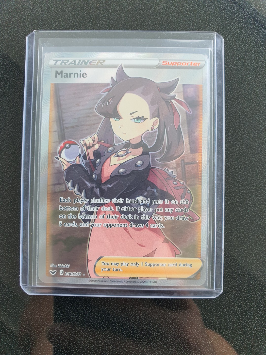 Pokemon Card Sword & Shield Marnie FA, Hobbies & Toys, Toys & Games on Carousell