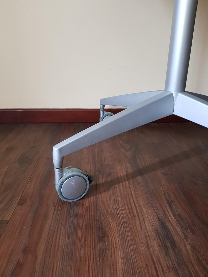 V sturdy round movable table, Furniture & Home Living, Furniture ...