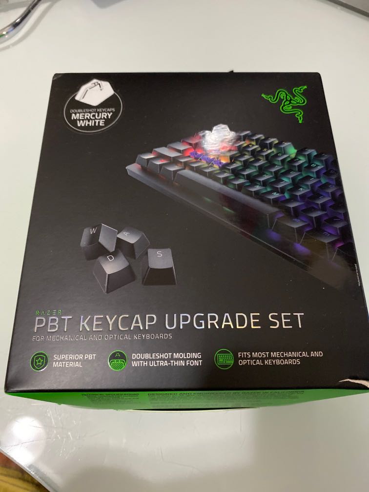 Razer PBT Keycaps Upgrade Set (White), Computers & Tech, Parts ...