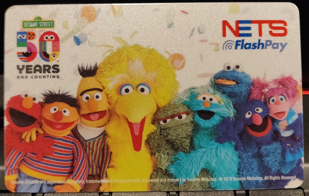 Sesame Street 50 Years NETS FlashPay card, Everything Else on Carousell