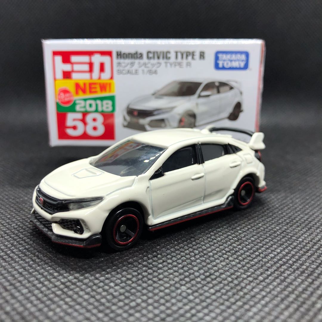 Tomica Honda Civic Type R Championship White, Hobbies & Toys, Toys ...