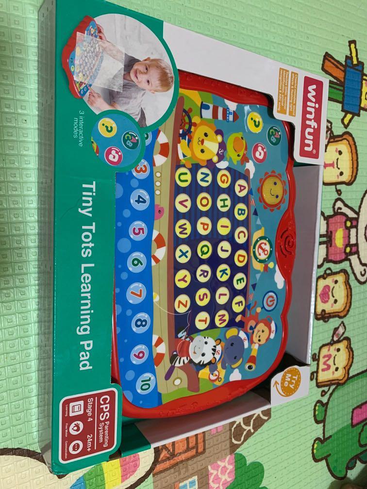 Toys- tiny tots learning pad, Hobbies & Toys, Toys & Games on Carousell
