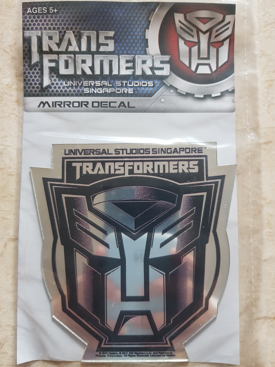 Transformers Logo Mirror Stick on Decoration for cars (from Universal ...