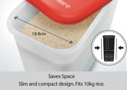 Tupperware Rice Dispenser, Furniture & Home Living, Kitchenware ...
