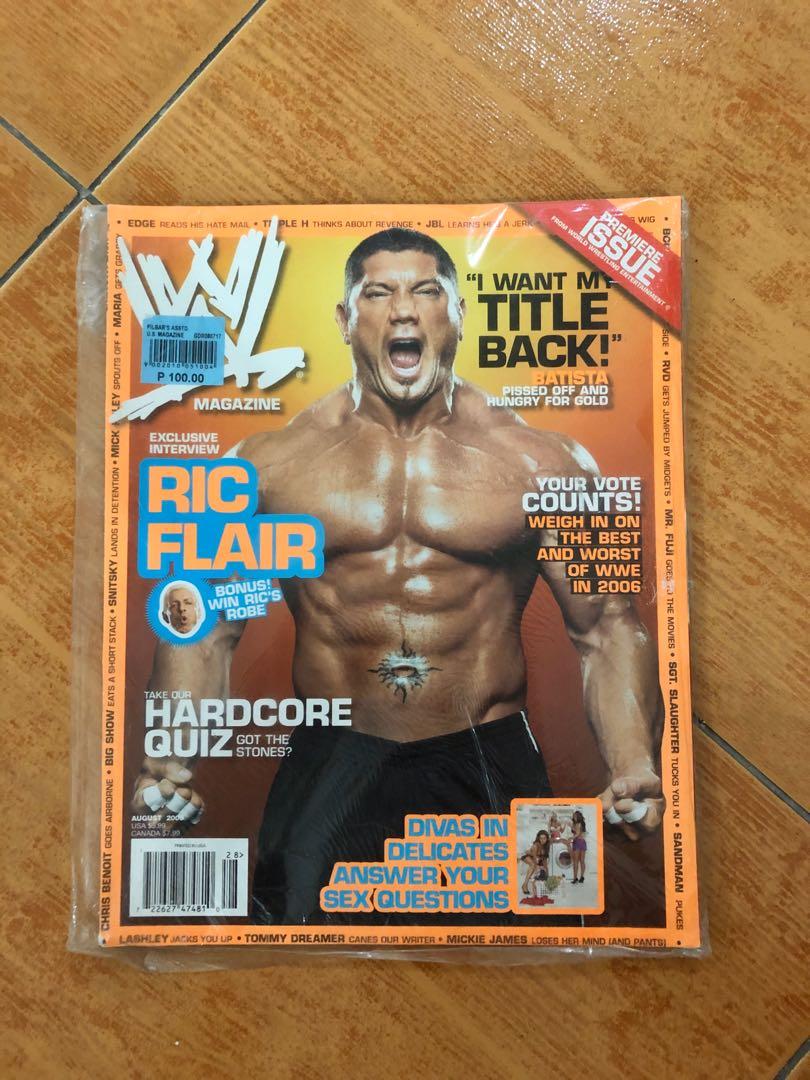 WWE Magazine Batista 2006, Hobbies & Toys, Books & Magazines, Magazines ...