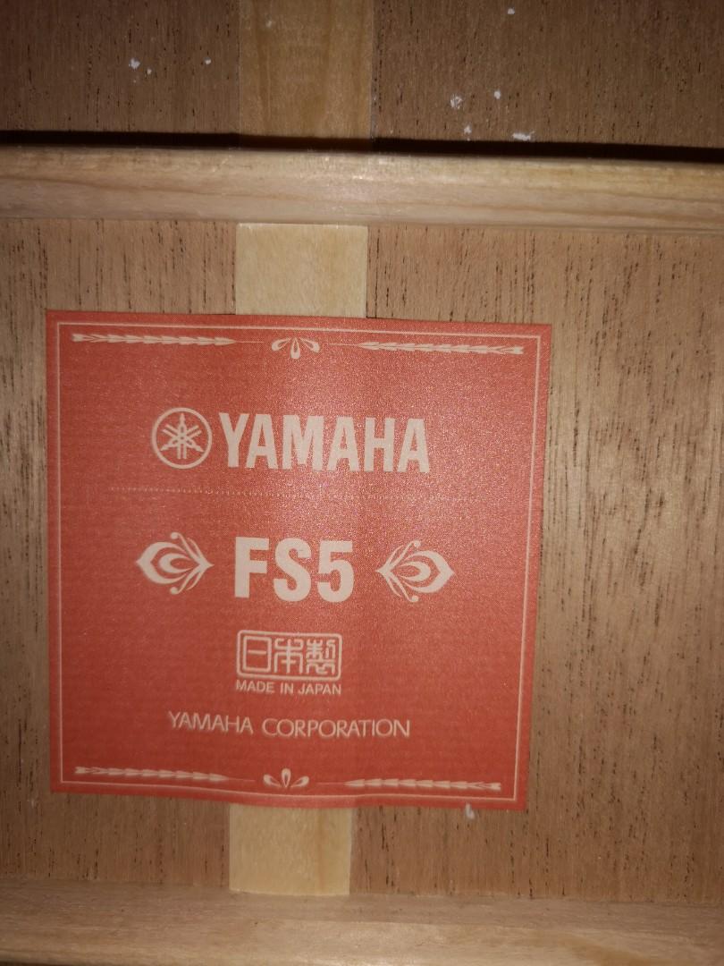 Yamaha FS5 Red Label acoustic guitar mij made in japan, Hobbies & Toys ...