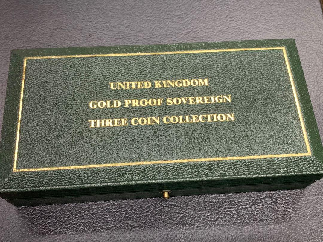 2002 GOLDEN JUBILEE SOVEREIGN GOLD PROOF 3-COIN SET, Hobbies & Toys ...