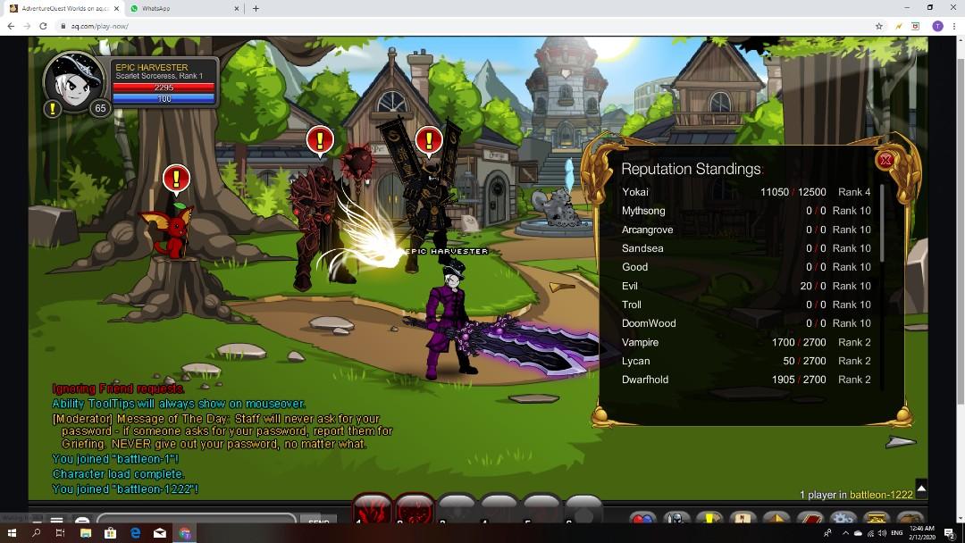 AQW Account - Selling cheap, Video Gaming, Gaming Accessories, Game ...