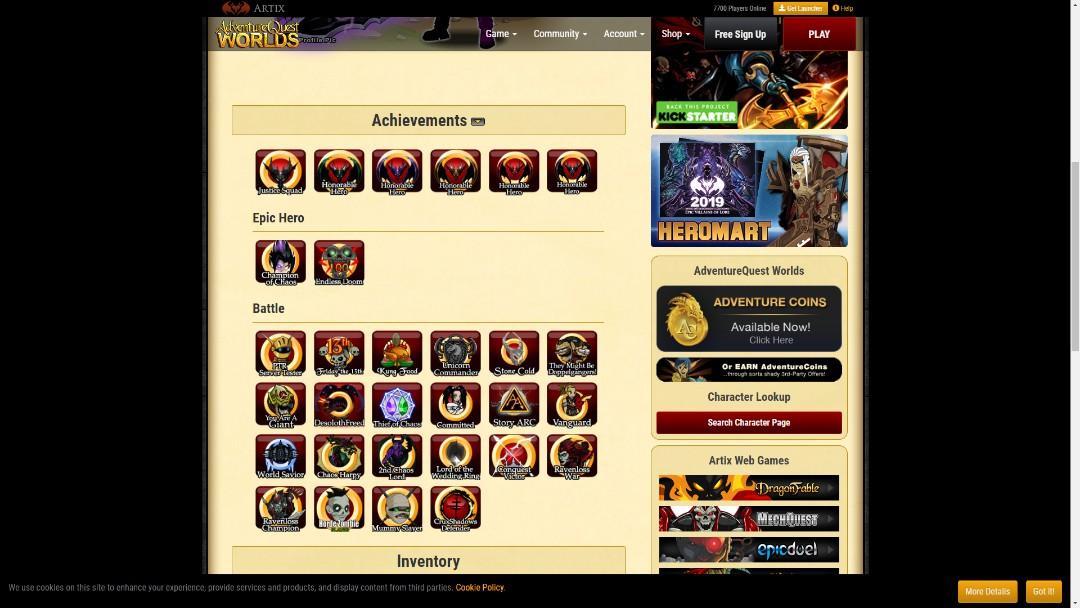 AQW Account - Selling cheap, Video Gaming, Gaming Accessories, Game ...