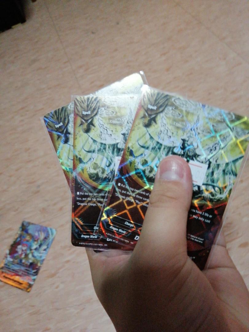 Buddyfight Cards dragonic charge plus, Hobbies & Toys, Toys & Games on ...