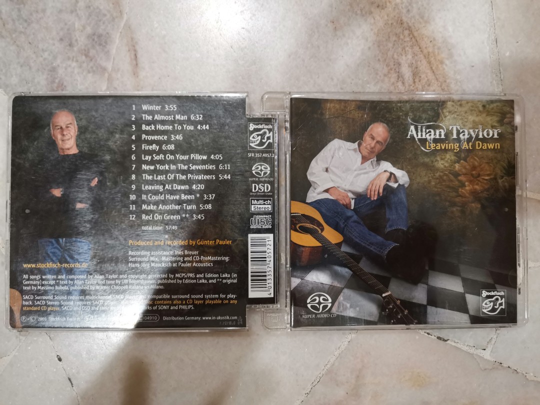 CD Allan Taylor Leaving at Dawn, Hobbies & Toys, Music & Media, CDs ...