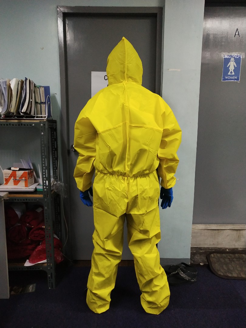 Disposable chemical suit Ncov suit or Convid19 hazmat suit, Men's ...