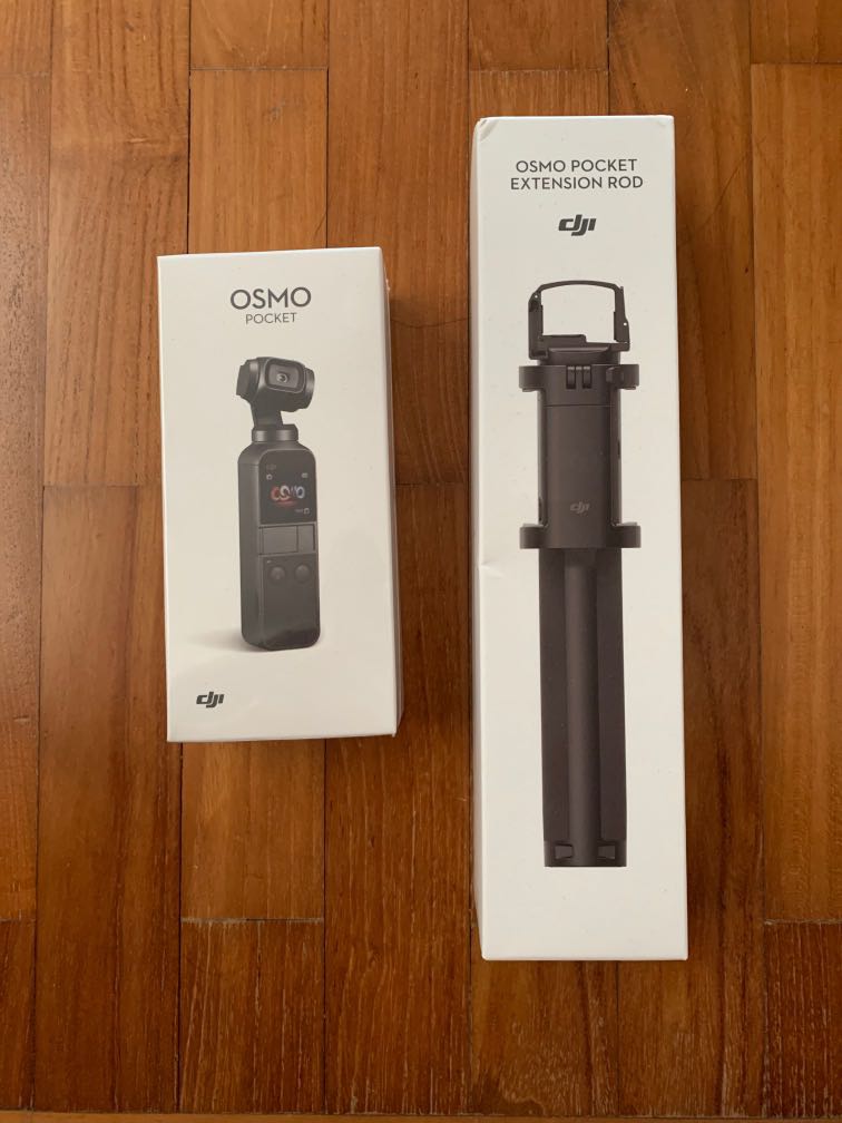 DJI Osmo Pocket + Extension Rod, Photography, Photography Accessories ...