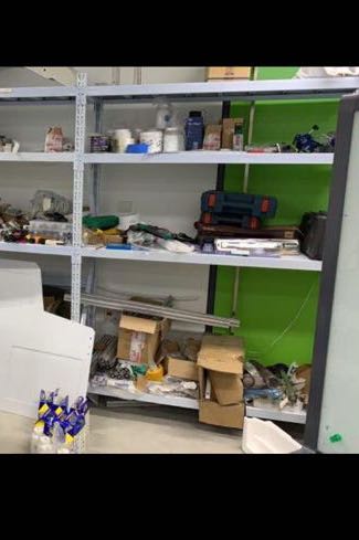 Heavy duty rack white [Left last piece], Furniture & Home Living ...