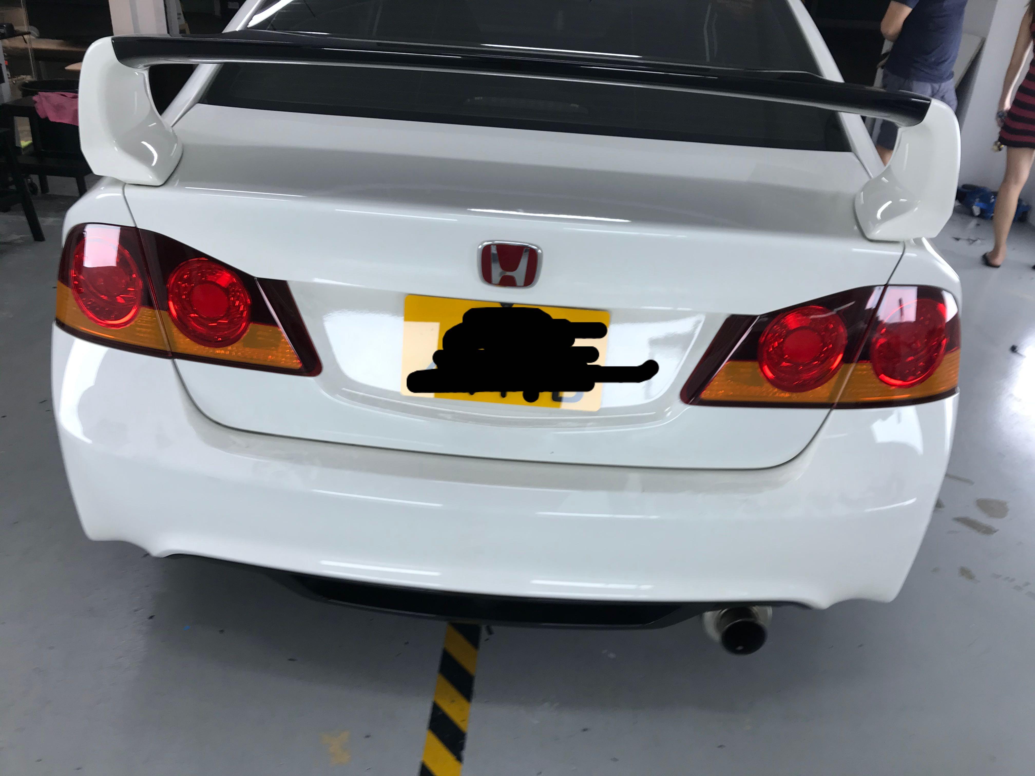 Honda Civic FD Tail lamp Orange tint, Car Accessories, Accessories on ...
