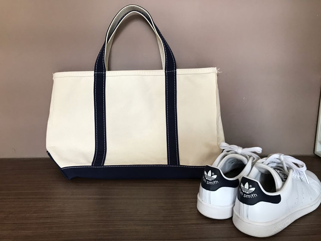 LL BEAN canvas tote with zipper, Men's Fashion, Bags, Sling Bags on ...