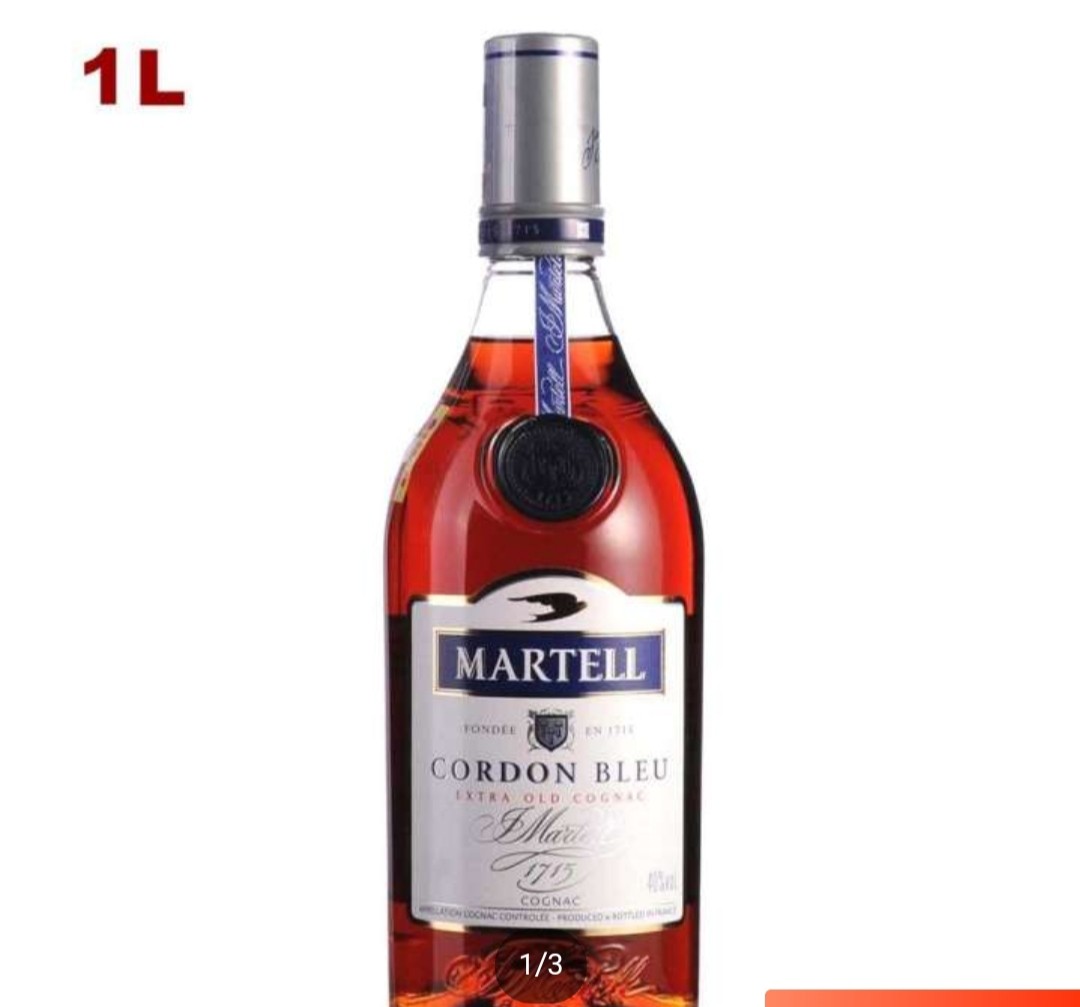 Martell Gordon bleu 1 L without box, Everything Else on Carousell