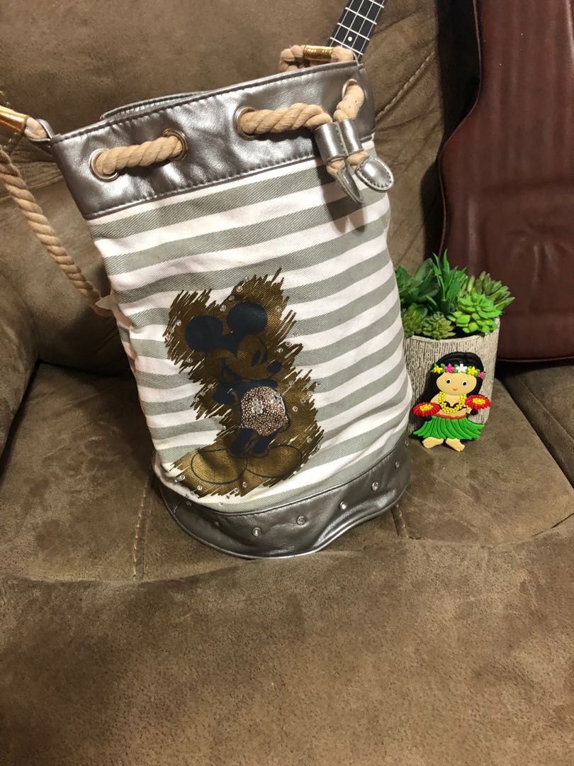 Not the ordinary Disney bag! Mickey Mouse bucket bag, Women's Fashion ...