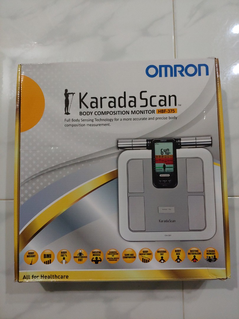 Omron Karada Scan Body Composition Monitor (HBF-375), Health ...