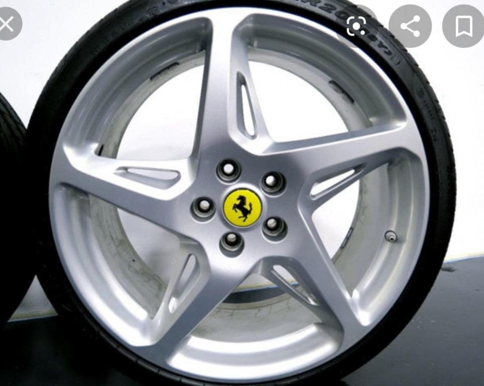 Original Ferrari 458 rims, Car Accessories, Tyres & Rims on Carousell