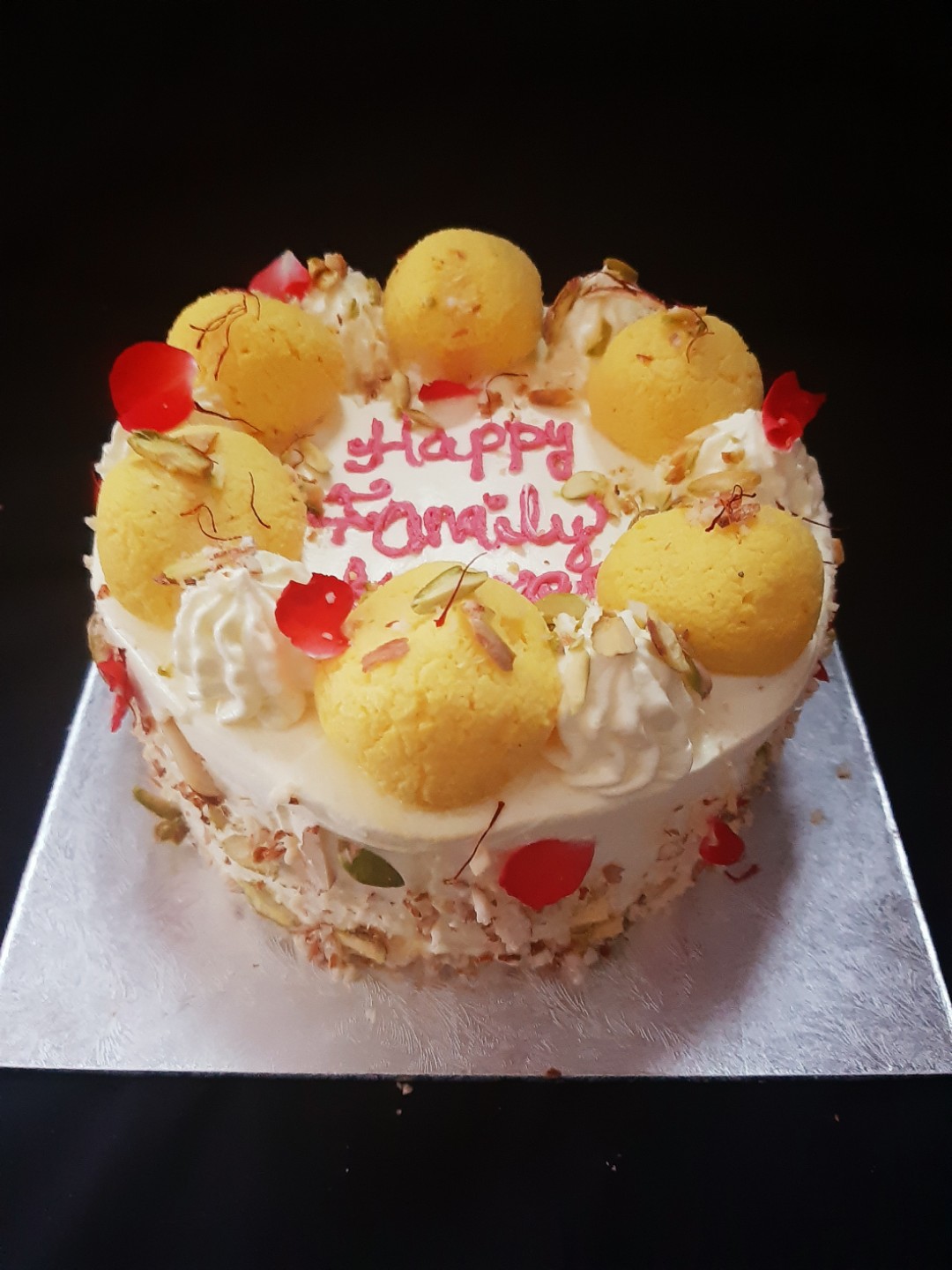 Rajbhog cake/ kesar badam rasmalai cake., Food & Drinks, Homemade Bakes ...