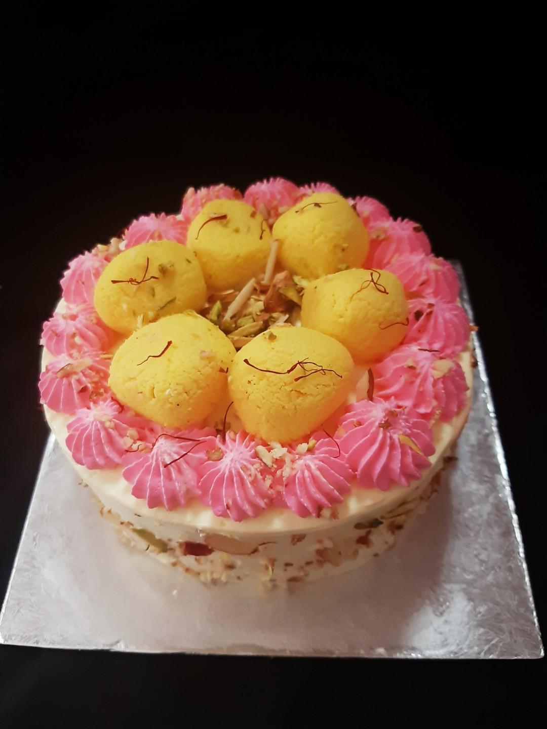 Rajbhog cake/Rasmalai cake, Food & Drinks, Homemade Bakes on Carousell
