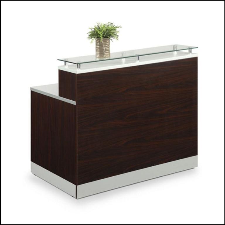 Reception desk - Office partition, Furniture & Home Living, Furniture ...
